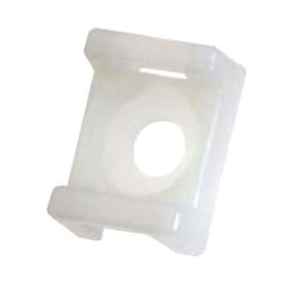 Screw Down Saddle Type Mounts 15 x 10mm 3.5mm screw - Natural - Eltech