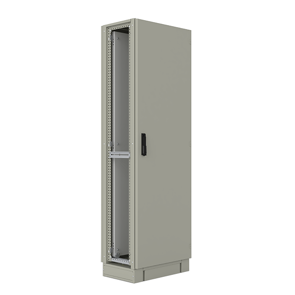 Bayable Enclosure - 600w x 2000h x 400d - Single Door - Grey - Eltech