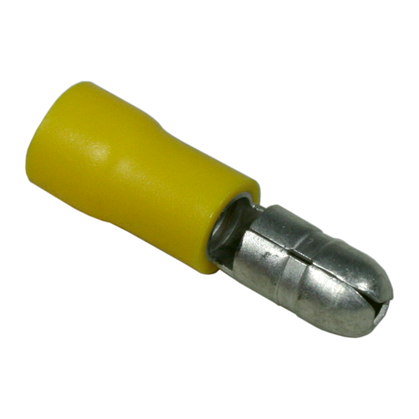 Pre-Insulated Bullet Connector - Male - Yellow - Eltech