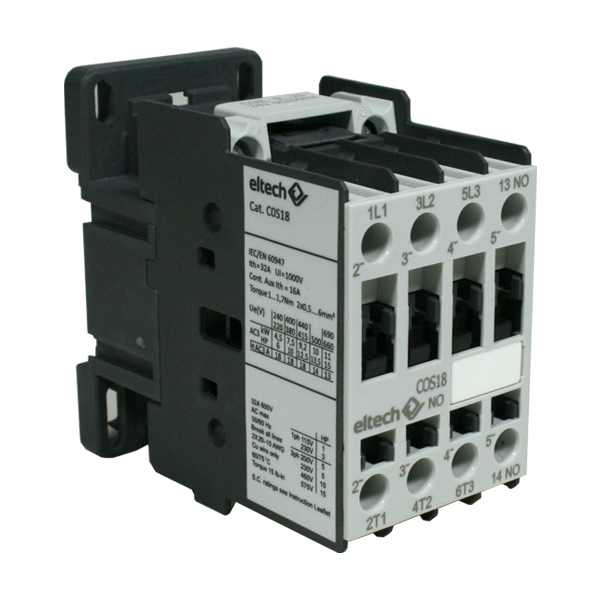 Contactor Standard 18A 24VAC 1NO - Eltech