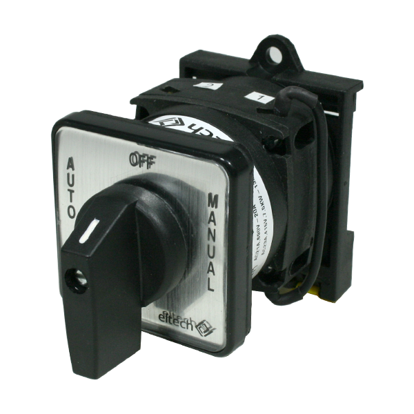 Cam Switch DIN Mount 3 Position Changeover (AUTO, OFF, MANUAL ...