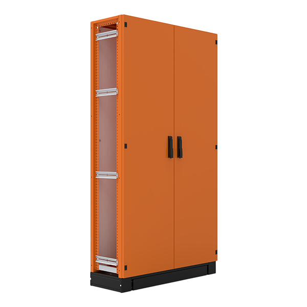 Enclosure frame (double doors and mounting plate included) - 1200w x ...