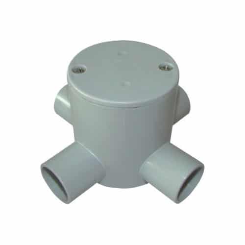 Deep Junction Box 4 way 20mm - Eltech