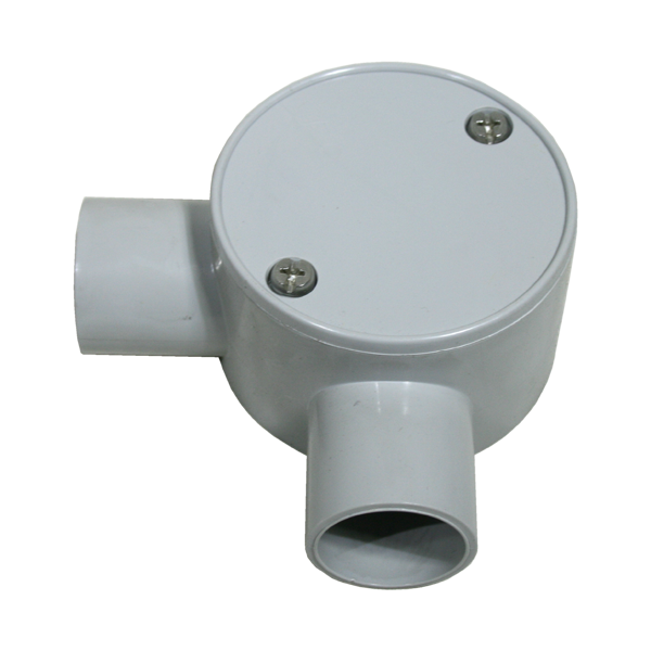 Shallow Junction Box 2 way Angle 25mm - Eltech