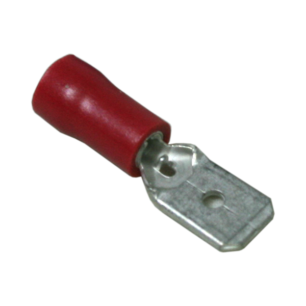 Pre-Insulated Quick Connectors - Male - Red 6.3mm - Eltech