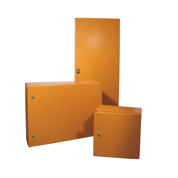 Wall Mount Enclosure - 600w X 600h X 200d - Orange - Eltech