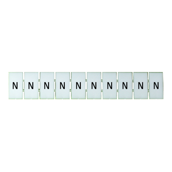 Terminal Marker Strip Letter N To Suit 4.0mm - Eltech