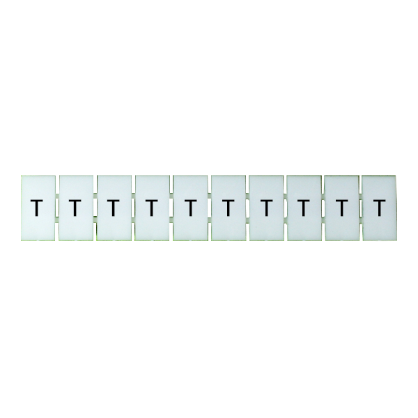 Terminal Marker Strip Letter T To Suit 4.0mm - Eltech