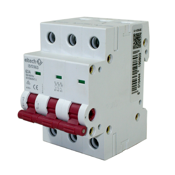 Isolator 3 pole 63A - Eltech