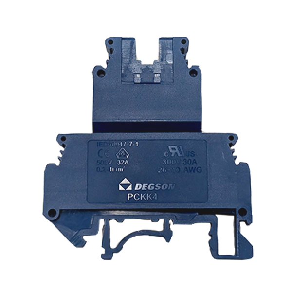 PC Series Offset Double Decker Terminal 4.0mm - Blue - Eltech