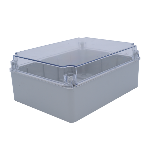 ABS Junction Box - 310w x 230h x 130d - Transparent Cover - Eltech