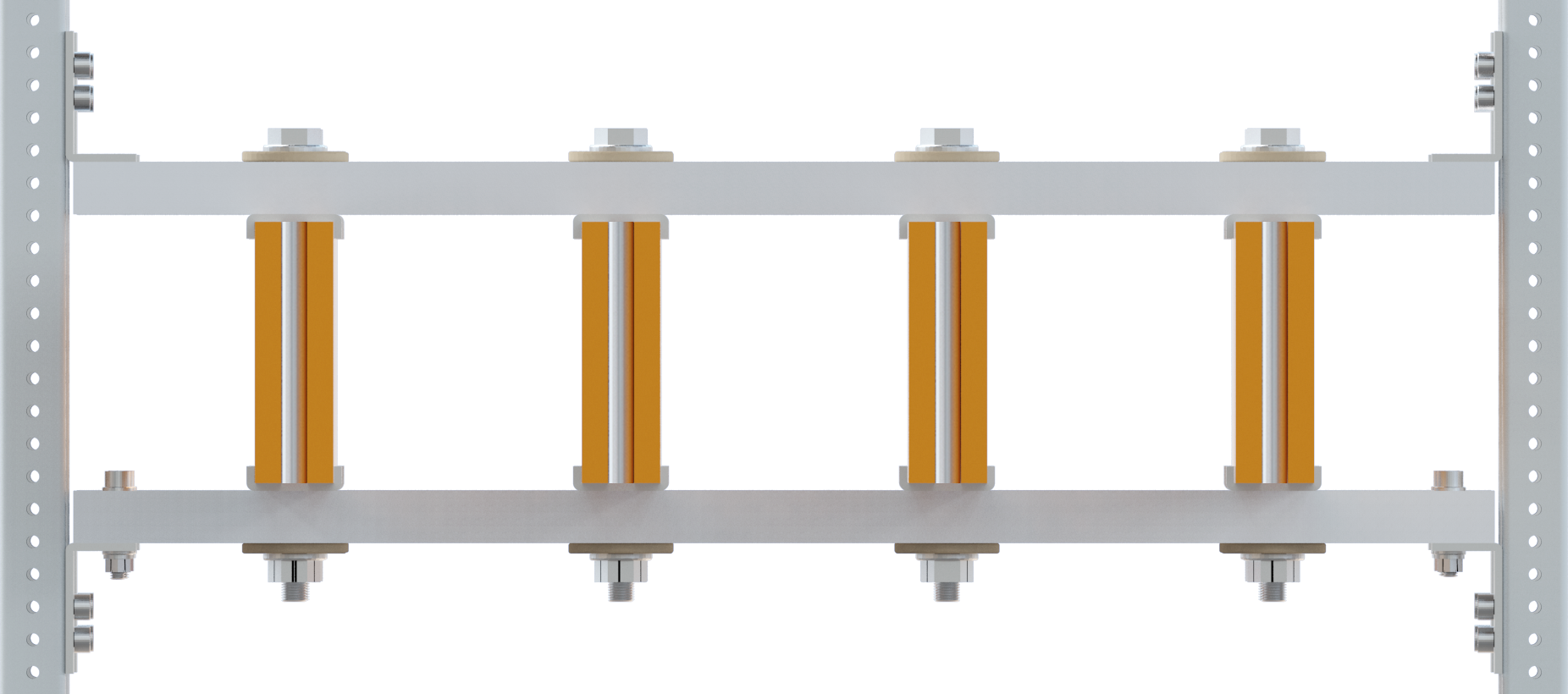 Busbar Support Double 50 x 20 x 600 - 2500A - Eltech