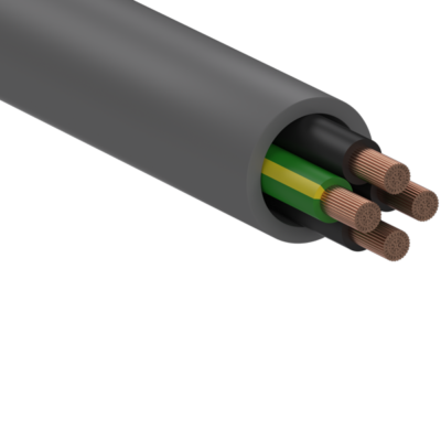 Flexible Control Cable 3C+E 0.5mm V75 300/500V Grey - Eltech