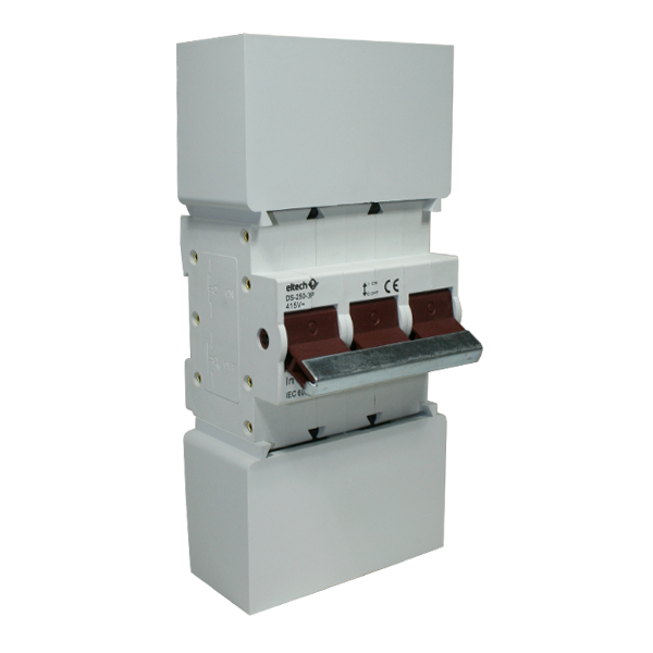 Offload Isolator Switch - 250A, 3 Pole + Cover - Eltech