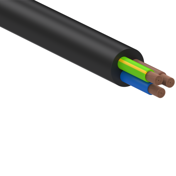 Flexible Rubber Cable H07RN-F 2C+E 1.0mm 0.6/1kV - Eltech
