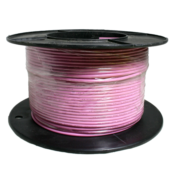 Single Core Flexible Cable 1.5mm Class 6 V90HT 0.6/1kV Pink - Eltech