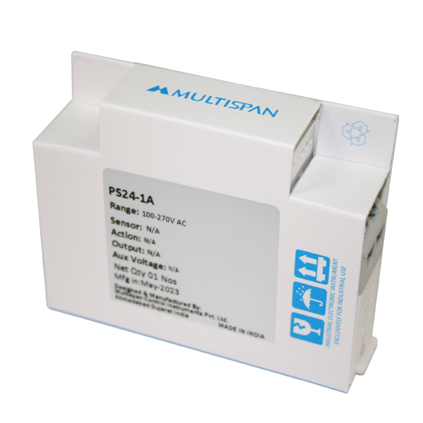 DIN DC Power Supply 24W 100-240VAC / 24VDC 1A - Eltech