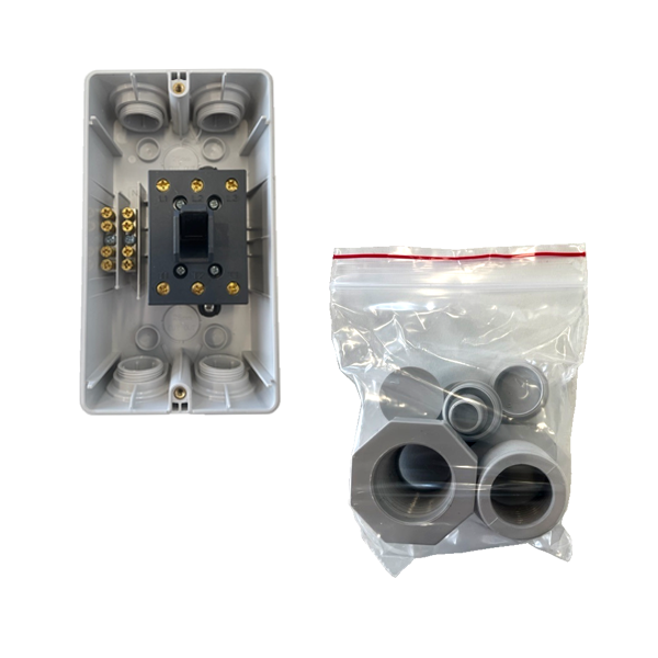 Weatherproof Isolator 1 Pole 40A - Eltech