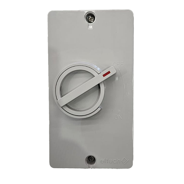 Weatherproof Isolator 3 Pole 63A - Eltech