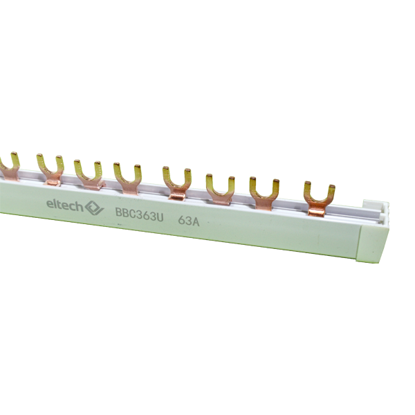 63A Busbar Comb Fork type 1M length - Eltech