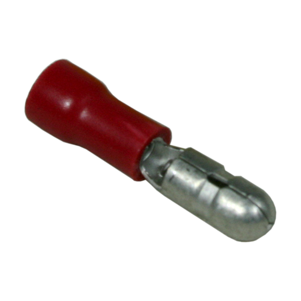 Pre-Insulated Bullet Connector - Male - Red - Eltech