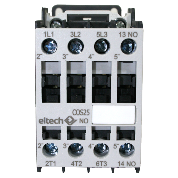 DC Contactor Standard 25A 24VDC 1NO - Eltech