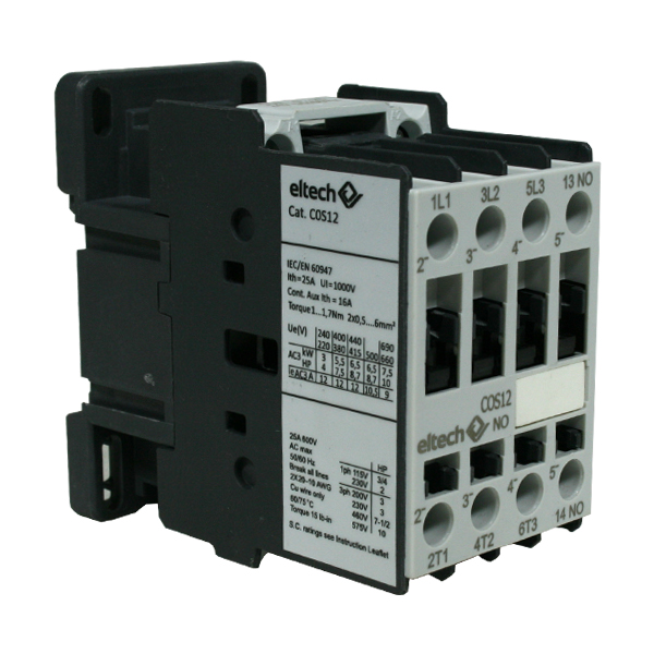 Contactor Standard 32A 230VAC 1NO + 1NC - Eltech