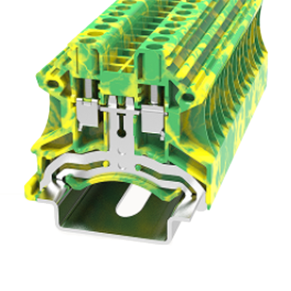 DC Series Screw Clamp Terminal 2.5mm - Earth - Eltech