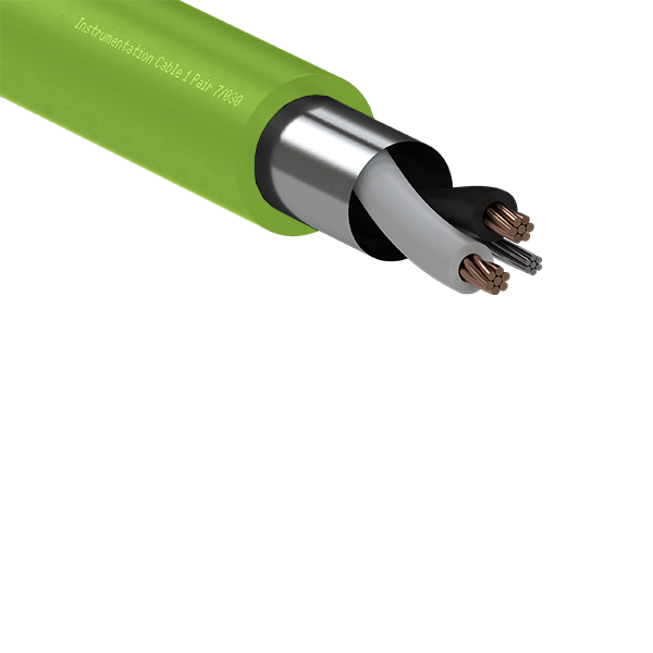 Instrumentation Cable 1 Pair 0.5mm 7/030 O/A Screened - 0.6/1kv Special ...