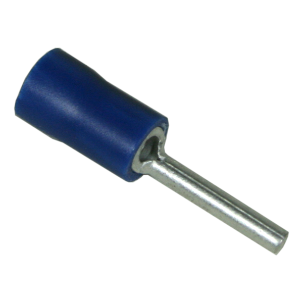 Pre-Insulated Pin Terminal - Single - Blue - 12mm - Eltech