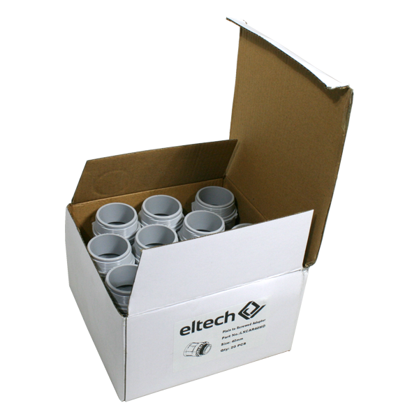 Plain to Screwed Adaptor 40mm - Eltech