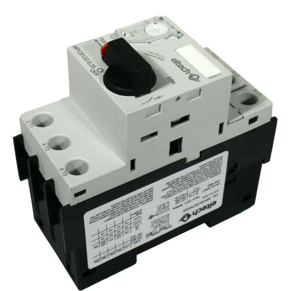MPCB 32A with Thermal and Magnetic Trip 0.16 ~ 0.25 A - Eltech