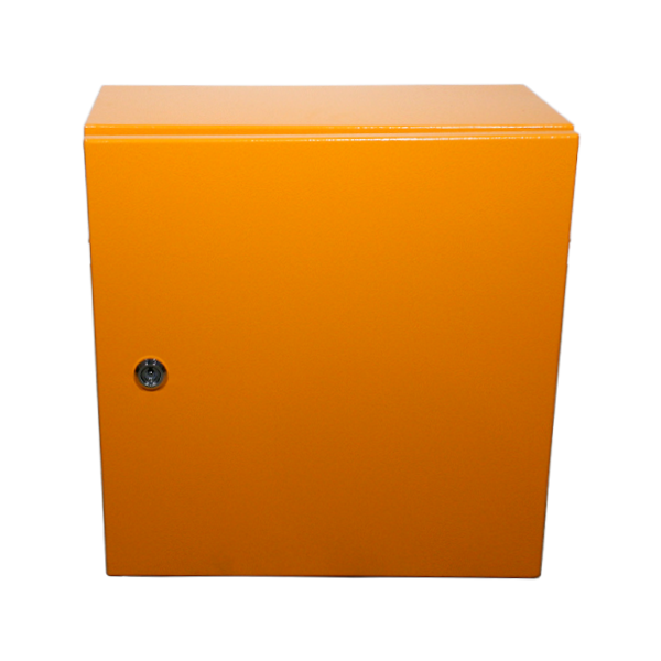 Wall Mount Enclosure - 400w X 400h X 200d - Orange - Eltech