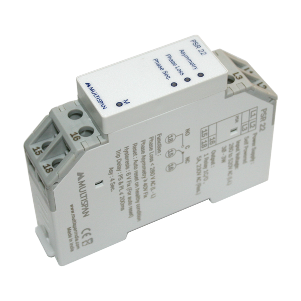 Supply Monitoring Relay 3 Phase (phase asymmetry - phase sequence ...
