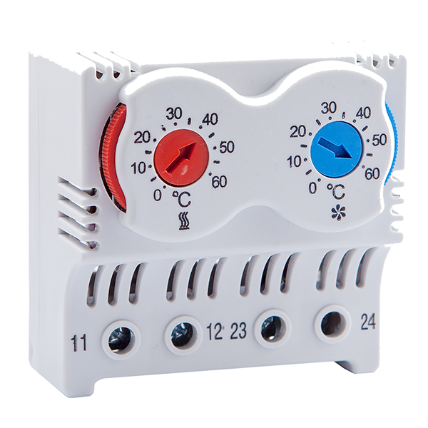 Dual Thermostat - NC & NO 0-60°C - Eltech