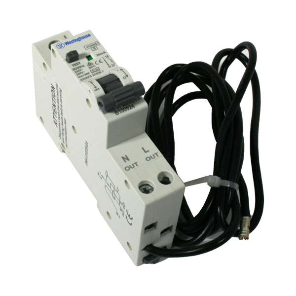 RCBO 10A 30mA 1P C Curve 10kA Chassis Mount - Eltech