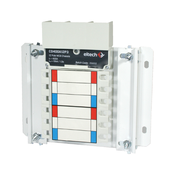 400A 12 Pole MCB Chassis - Eltech