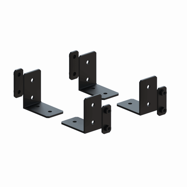 Plinth Frame Floor Mounting Bracket External - 1 set (4 pieces) - Eltech